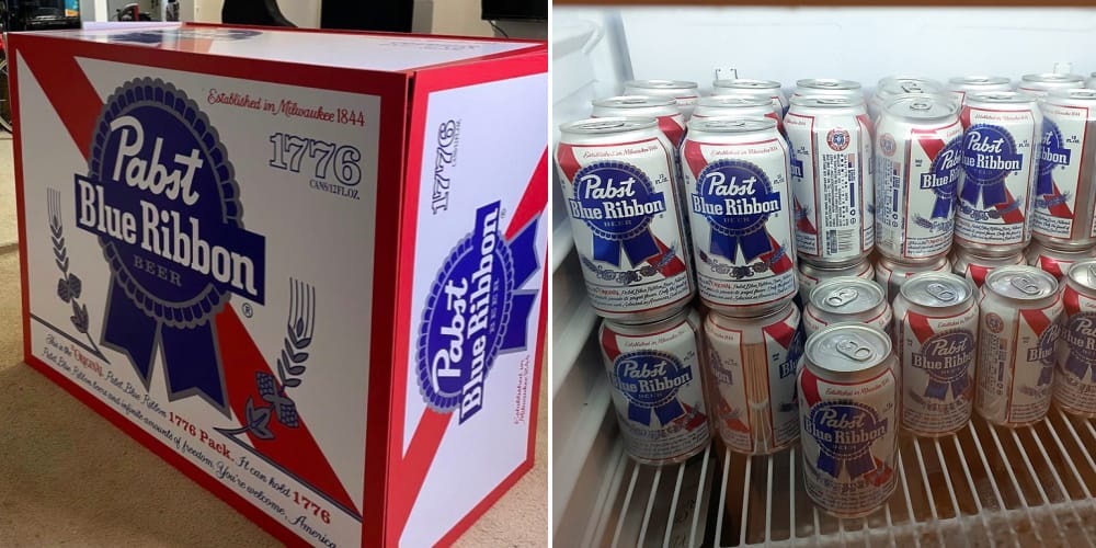 Pabst Blue Ribbon Just Released A 1,776 Pack Of Beer To Celebrate America
