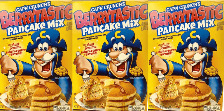 Cap'n Crunch Berrytastic Pancake Mix Is Like Two Breakfasts In One