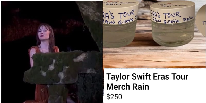 Taylor Swift Fan Selling Rain Water That Fell During Eras Tour