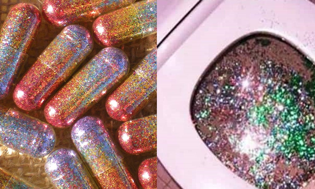People Are Swallowing Glitter Pills To Make Their Crap Sparkle