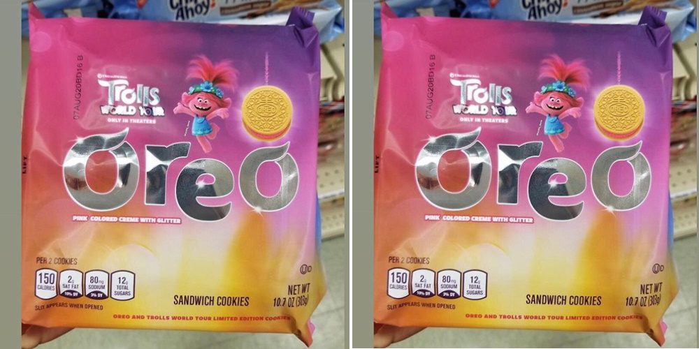 Oreo Has Released A Trolls Cookie Complete With Glittery Pink Creme