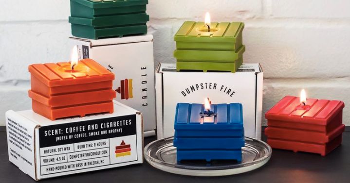 This Dumpster Fire Candle Is The Perfect Symbol Of 2020