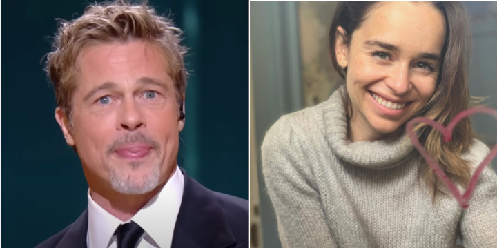 Brad Pitt Once Bid $120,000 For A Night With Emilia Clarke - Bolde