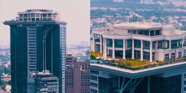 Owner Of Controversial $20 Million 'Sky Mansion' On Top Of 400ft ...